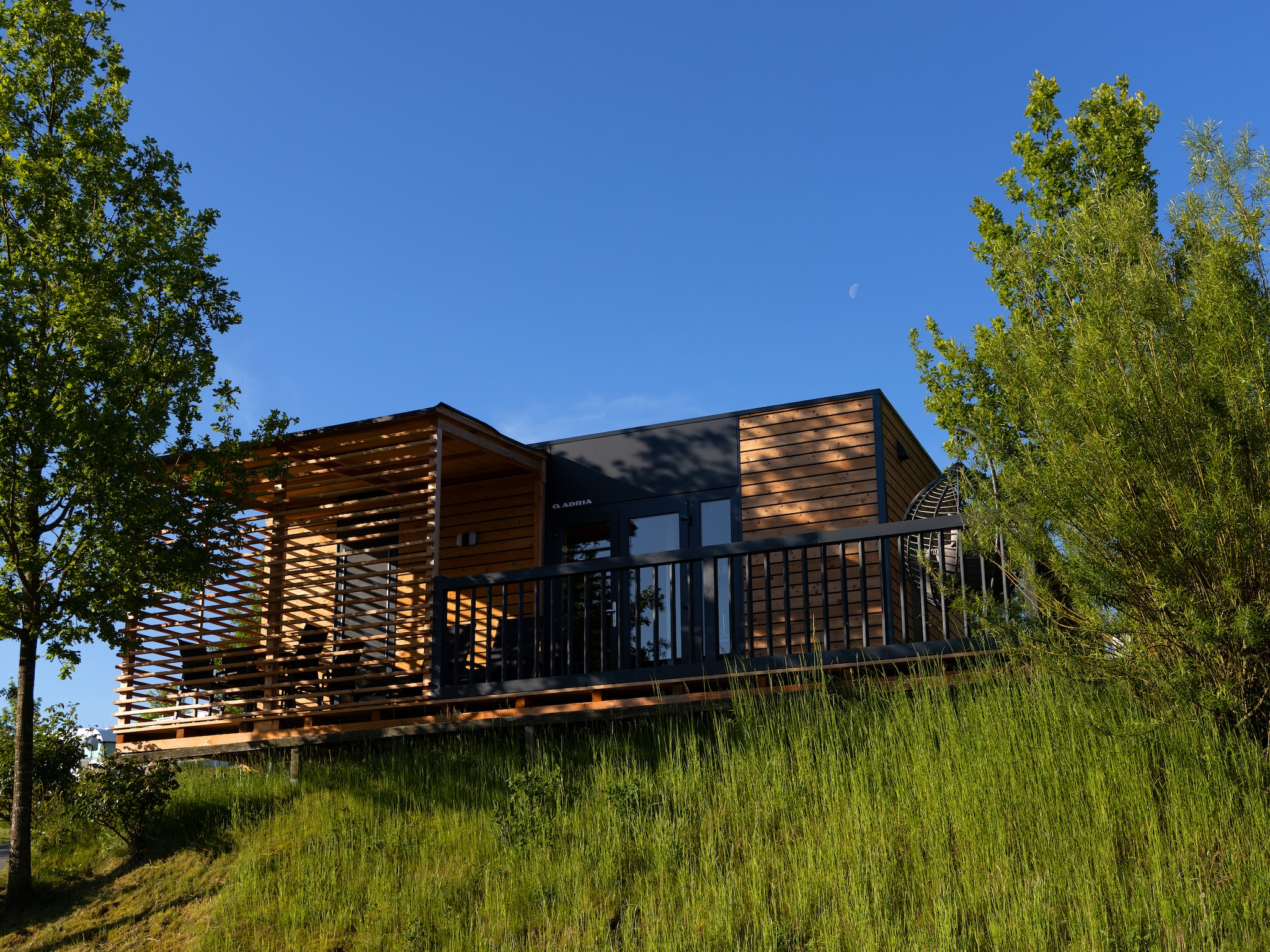 Modernes Mobilehome Für Familien Im Vital Camp Bayerbach - Germany
